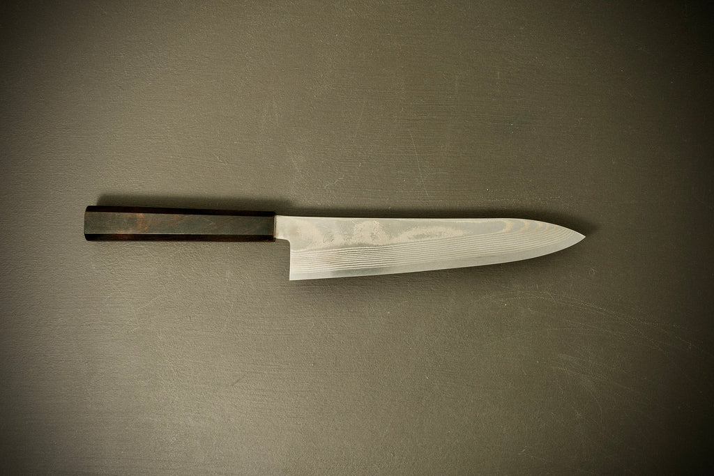 Hatsukokoro Ginsou Silver3 Nickel Damascus Gyuto 210mm – The Cook's Edge