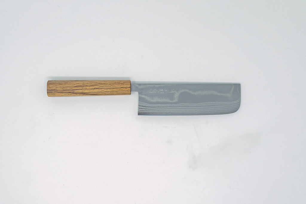 Sakai kikumori 10A Damascus Nakiri 165mm – The Cook's Edge