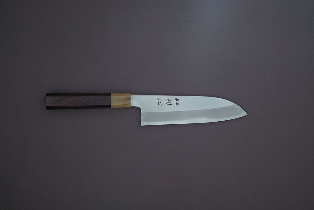 Nakagawa Blue #1 Migaki Santoku 180mm – The Cook's Edge