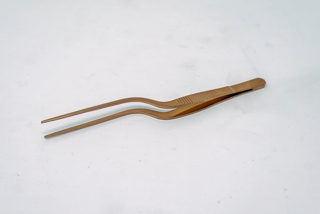 Offset Plating Tweezers 6" – The Cook's Edge
