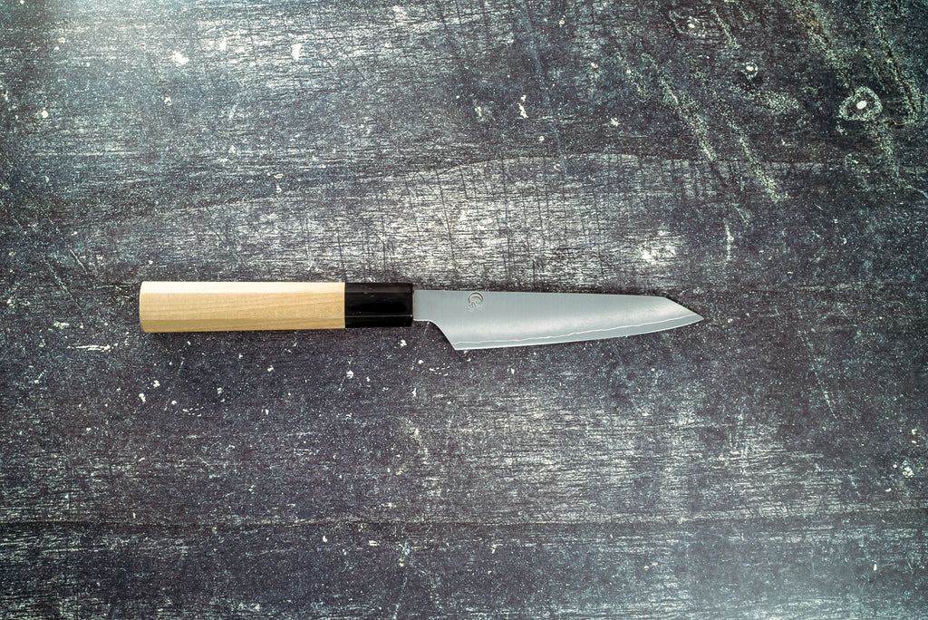 Sakai Kikumori Kikuzuki GIN Kiritsuke Petty 135mm – The Cook's Edge