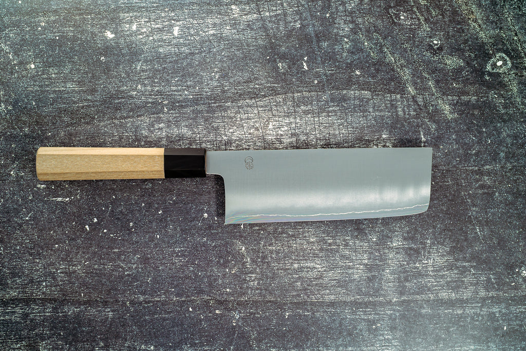 Sakai Kikumori Kikuzuki GIN Nakiri 180mm (Scratch and Dent) – The Cook ...