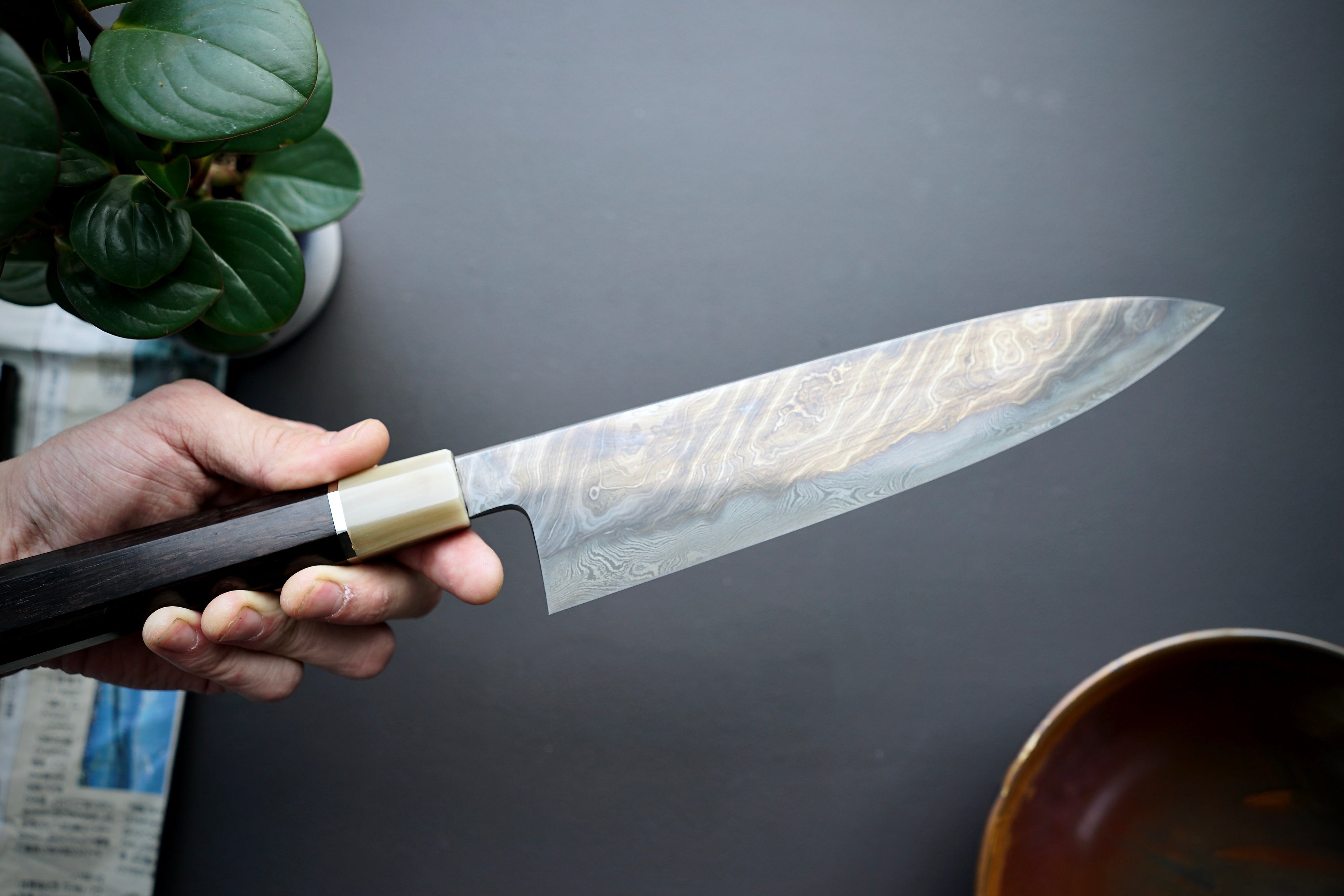 Shoichi Hashimoto Yuzan Damascus Gyuto 240mm – The Cook's Edge