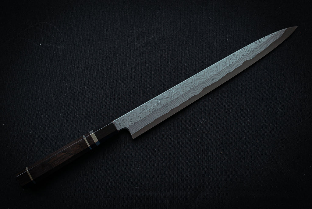 Tetsujin Hamono Blue#2 Damascus Yanagiba 300mm – The Cook's Edge